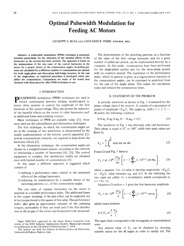 Optimal: Pulsewidth Feeding | PDF | Power Inverter | Power Electronics