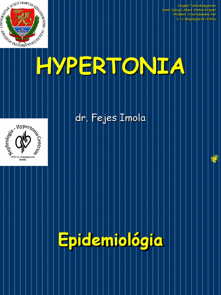 Hypertonia, Mérés, Definíció, Etiológia,-Dr. Fejes I | PDF