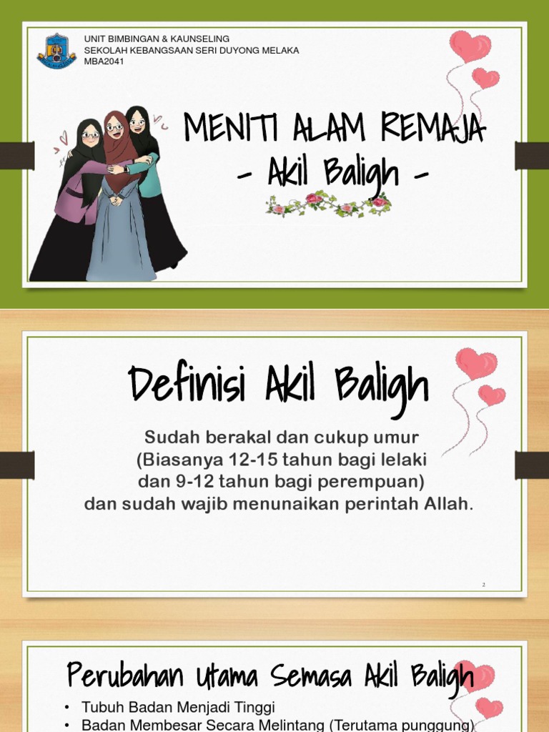 Meniti Awal Remaja - Akil Baligh | PDF