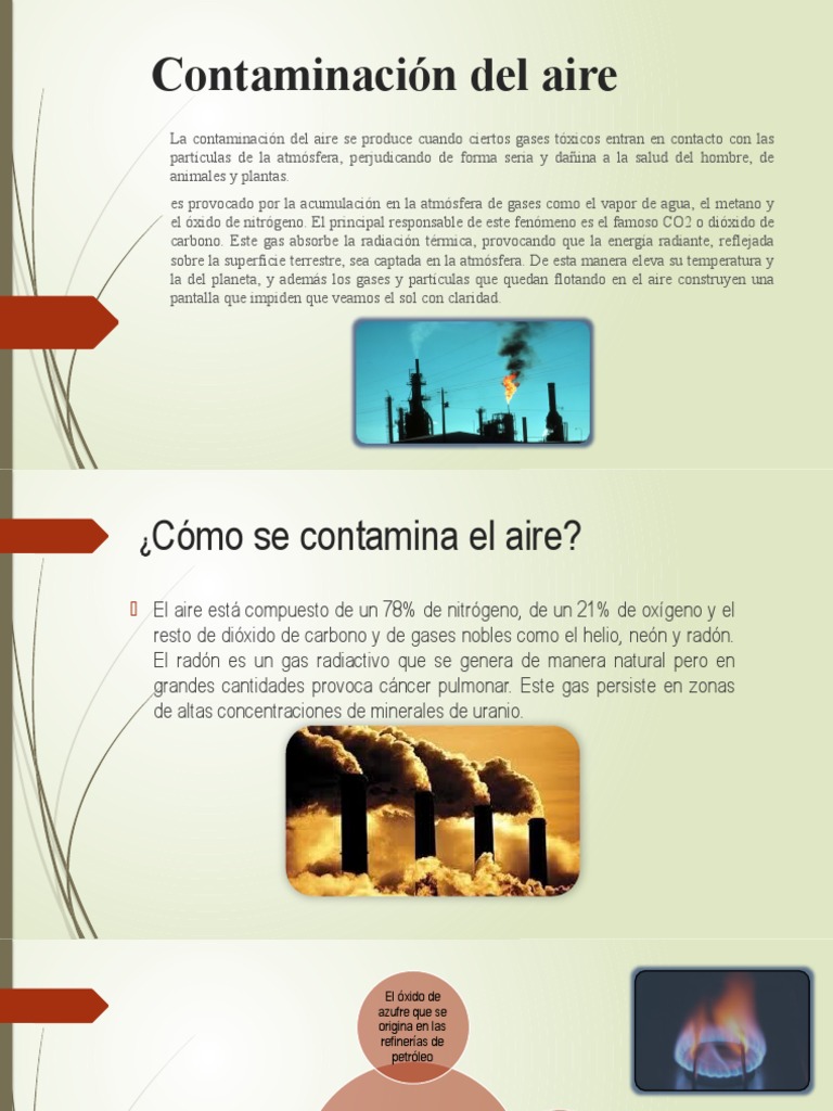 Contaminación Del Aire | PDF | La contaminación del aire | Contaminación