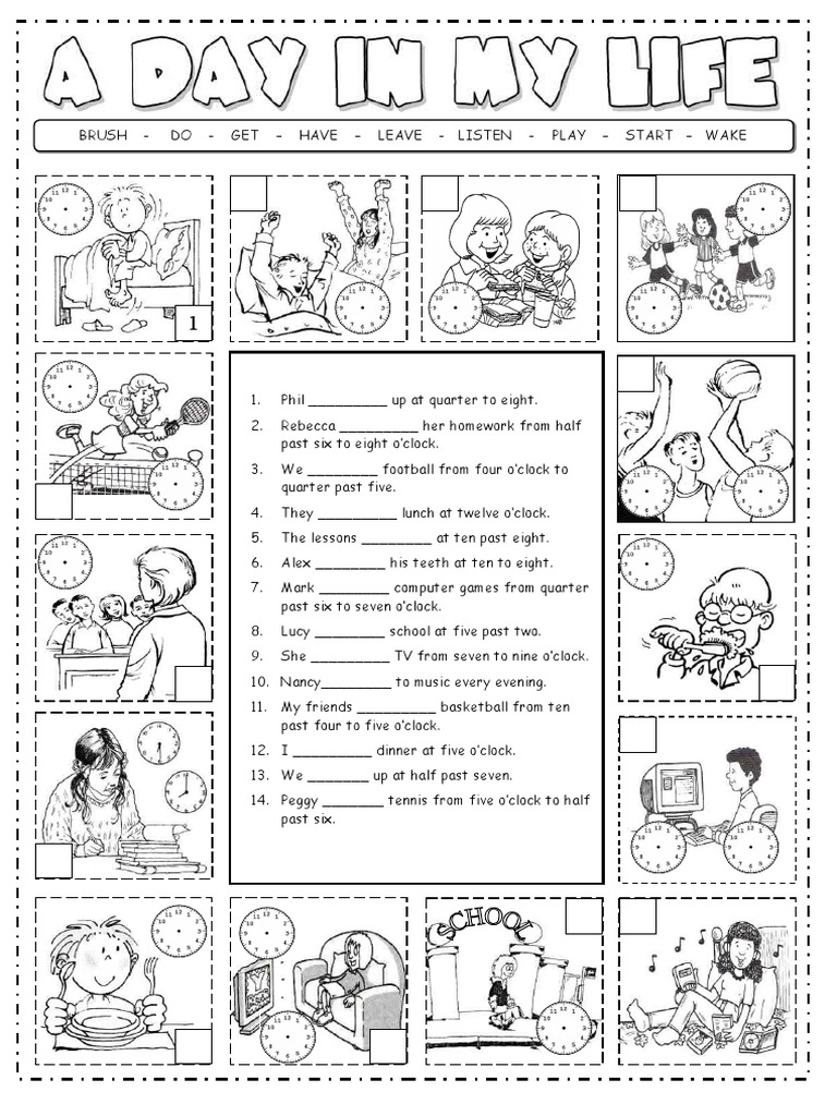 Daily Routines 2 PDF