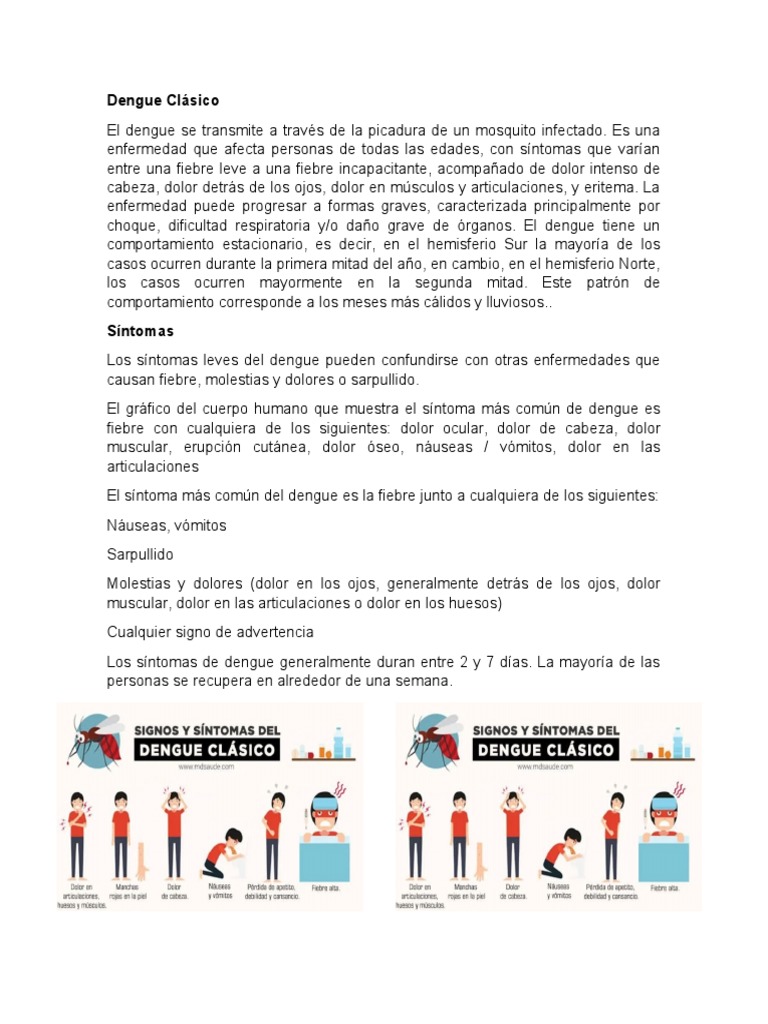 Dengue Clásico | PDF | Influenza | Tuberculosis
