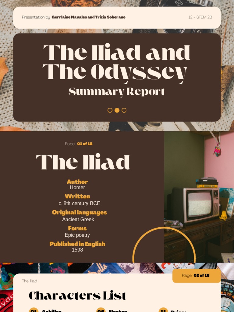 The Iliad and The Odyssey | PDF | Iliad | Trojan War