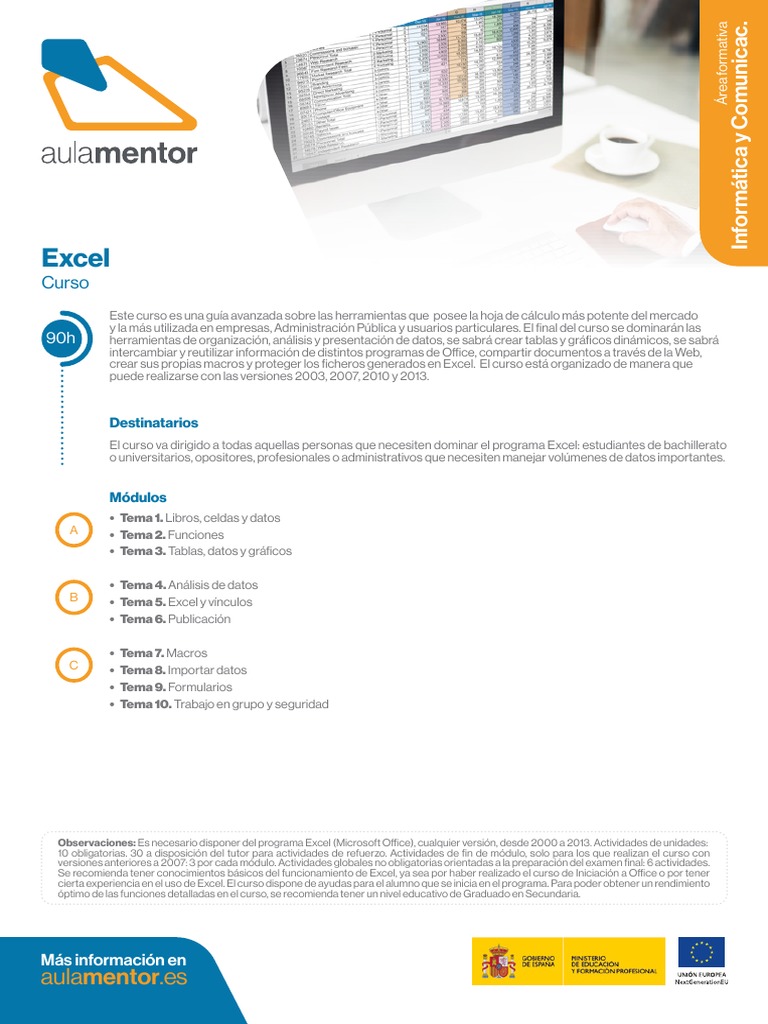 Curso IFC Excel | PDF | Microsoft Excel | Microsoft Office