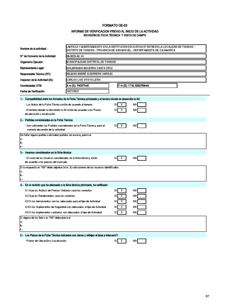 FORMATOS OE - RENDICIÓN DE CUENTAS V02 | PDF FORMATOS OE - RENDICIÓN DE CUENTAS V02 | PDF