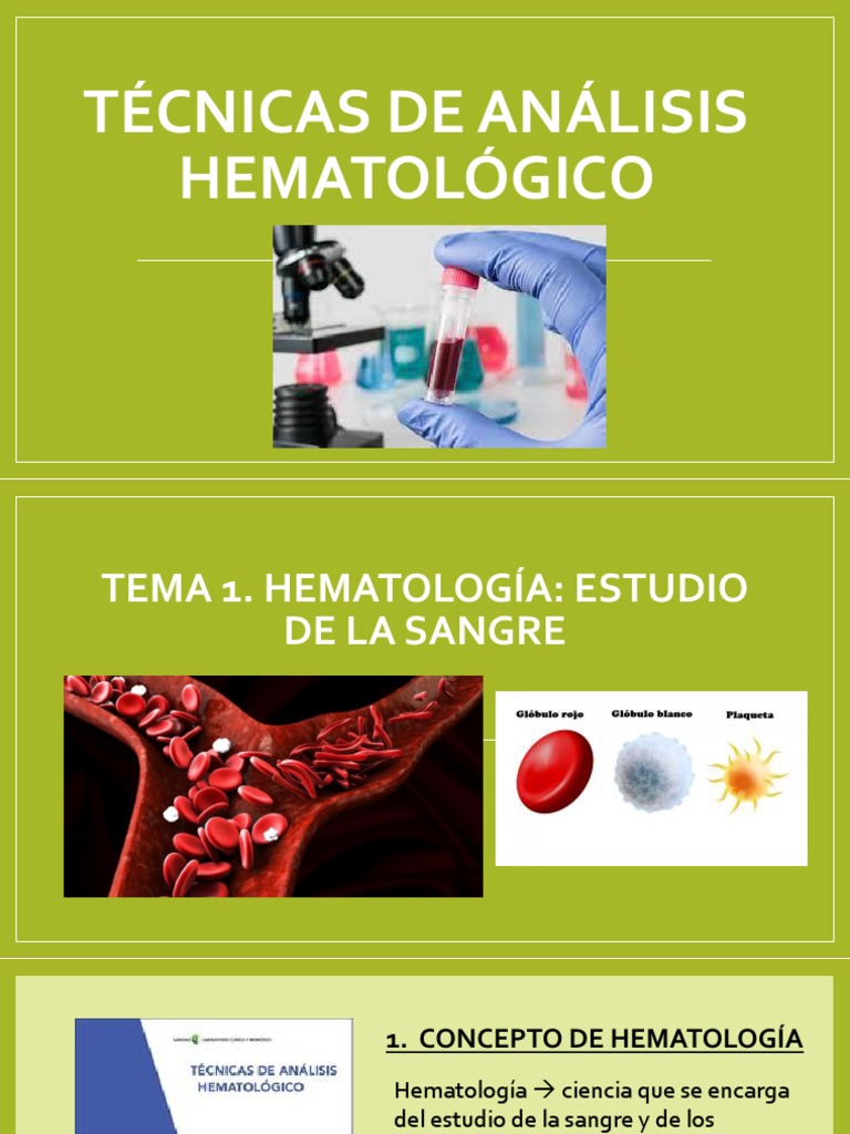 Tema 1 Hema | PDF | Sangre | Leucocito