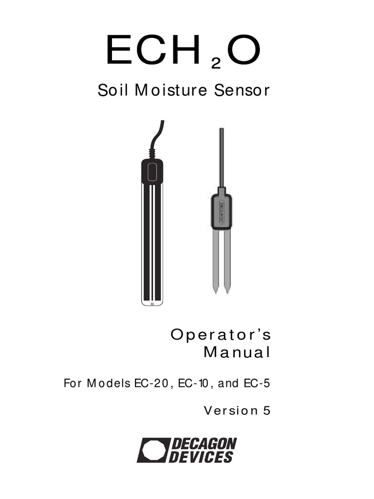 EC5 10 20 User Manual | Download Free PDF | Calibration | Electrical Connector