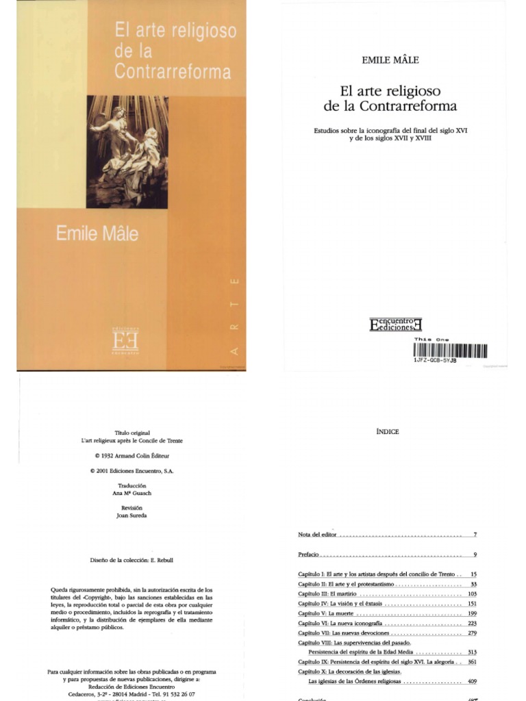 Male Emile "El Arte Religioso de La Contrarreforma"" Completo | PDF ...