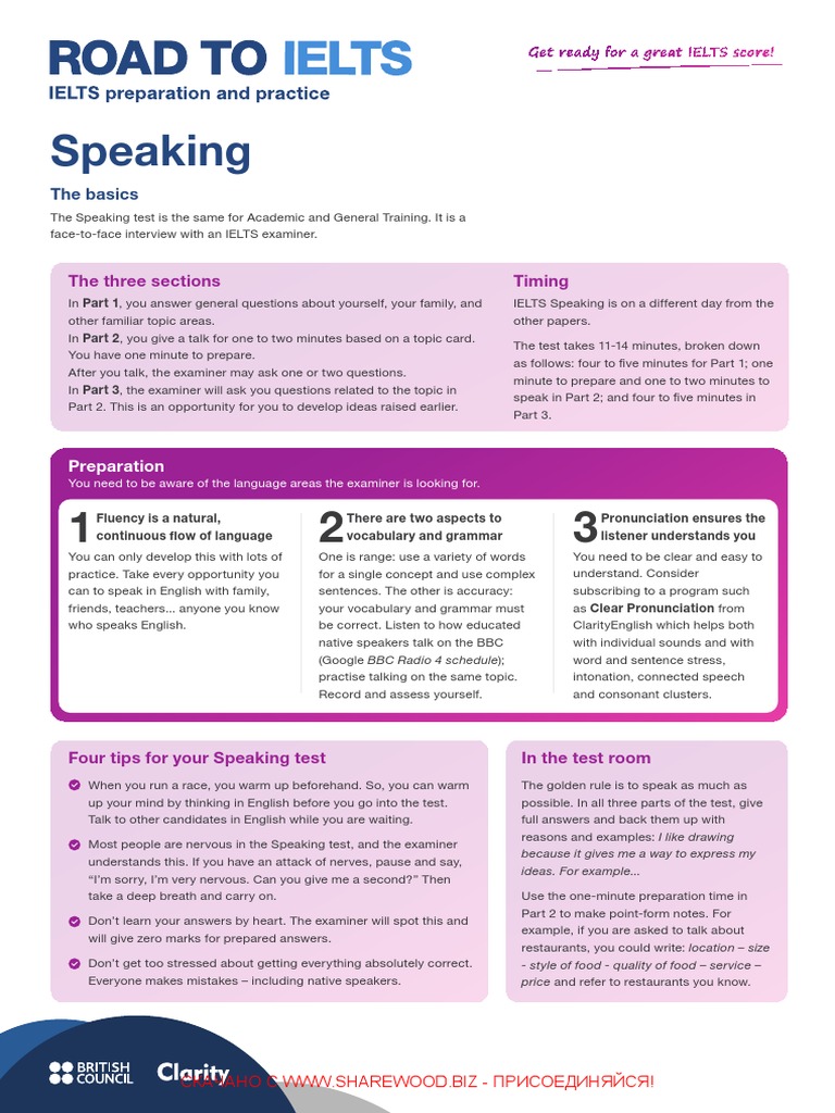 Speaking | PDF | English Language | International English Language ...