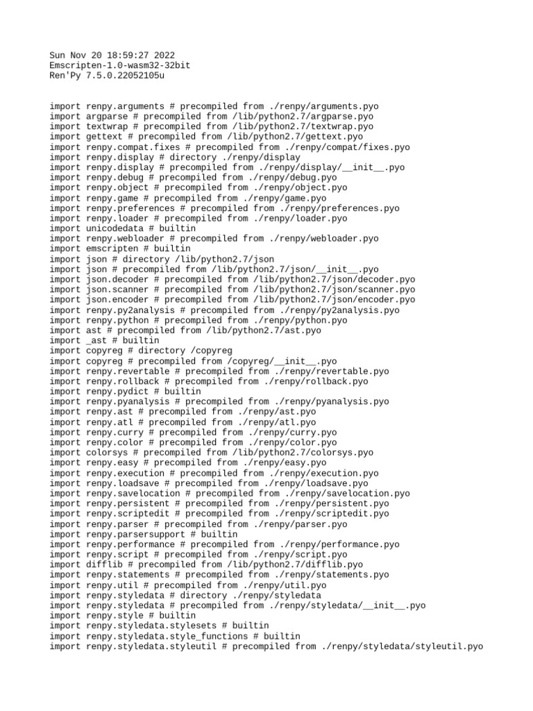 Log | PDF | Web Gl | Compiler