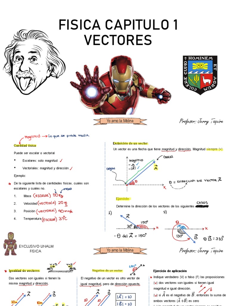 VECTORES | PDF | Vector Euclidiano | Cantidades fisicas