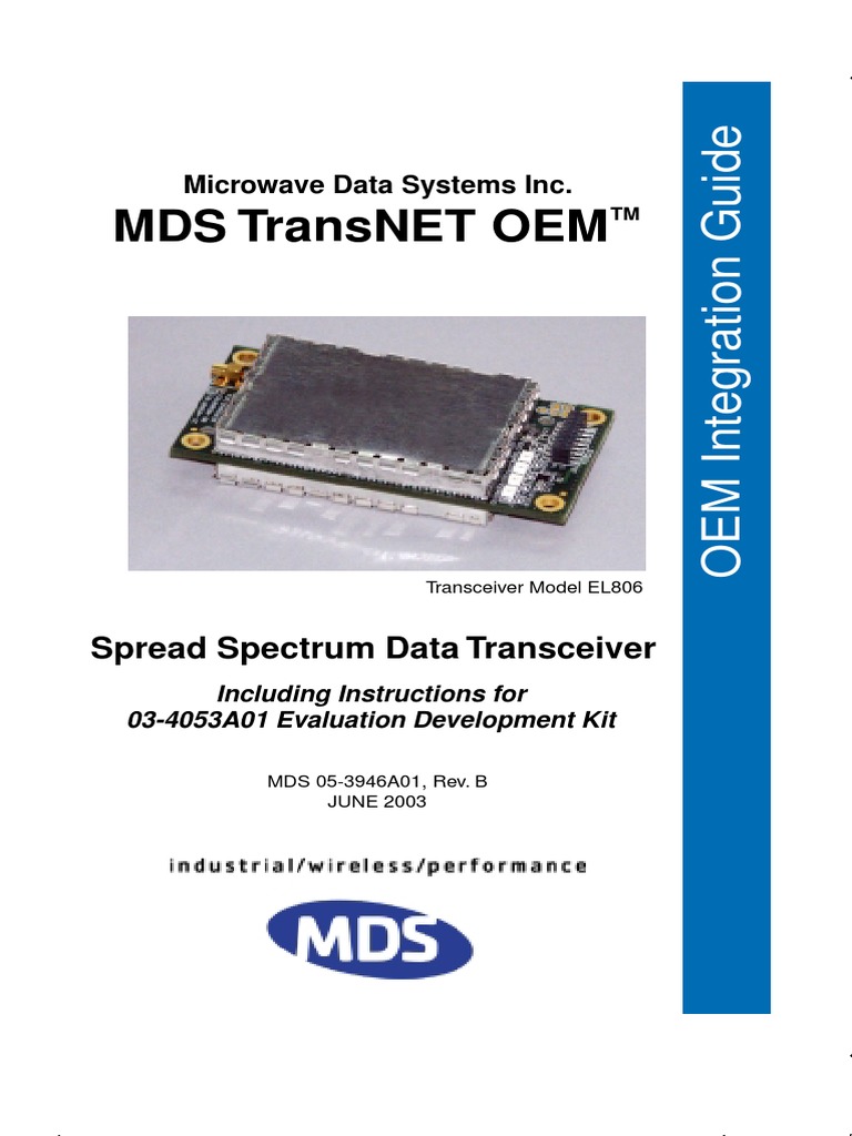 MDS TransNET - OEM | PDF | Computer Science | Electronics