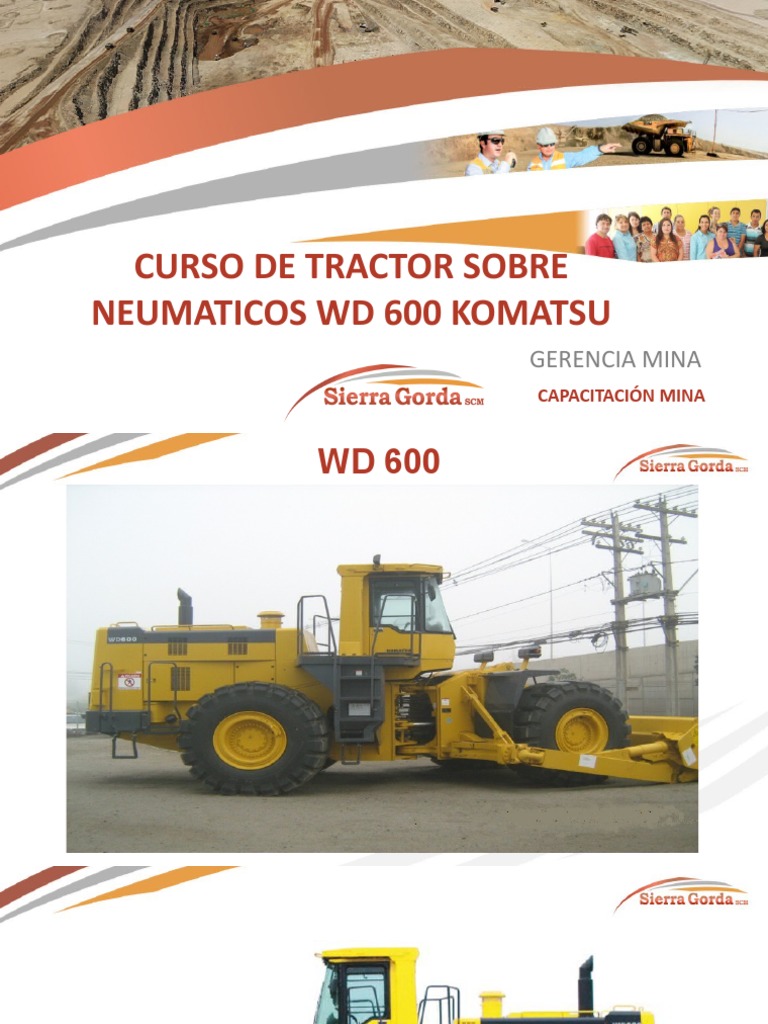Curso WD 600 Komatsu SG | PDF | Transmisión automática | Turbocompresor