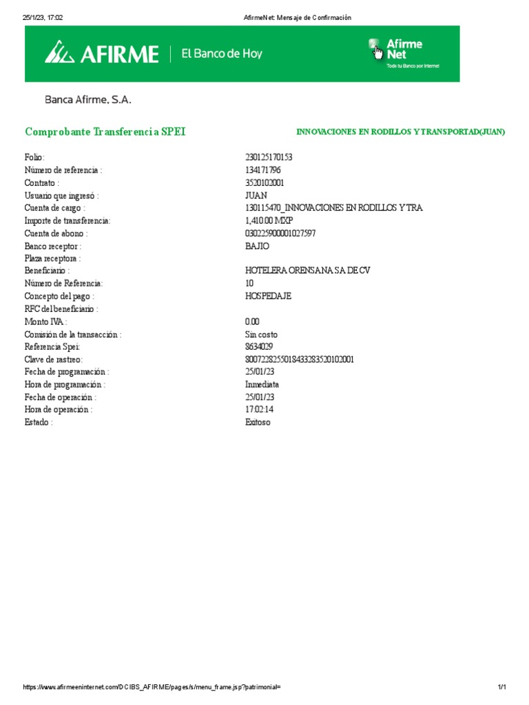Afirme Net | PDF
