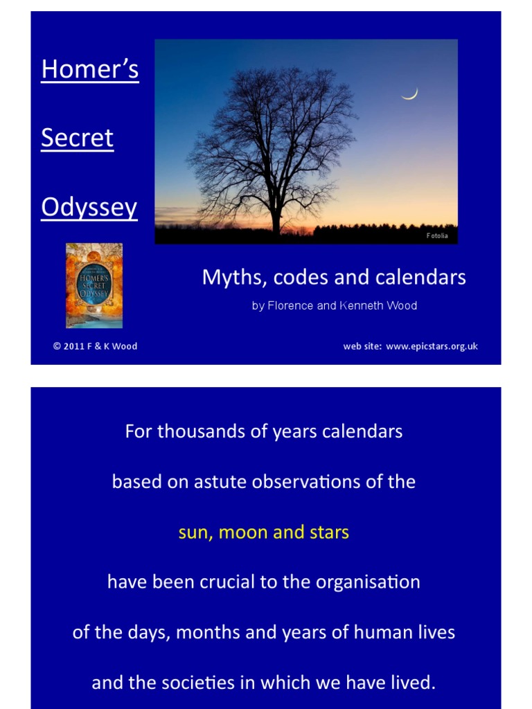 Homer The Astronomer 1 Powerpoint | PDF | Odyssey | Homer