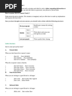 IELTS General Writing Task 1 Letter Writing Samples | PDF