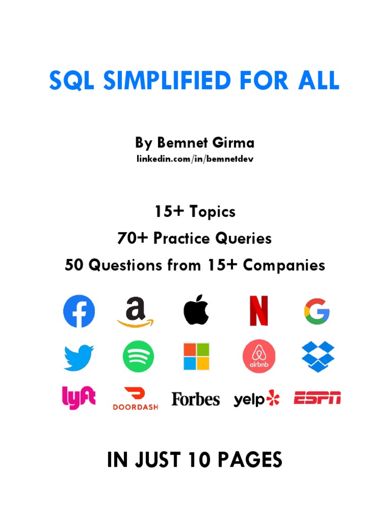 SQL Simplified | PDF | Relational Database | Databases SQL Simplified | PDF | Relational Database | Databases