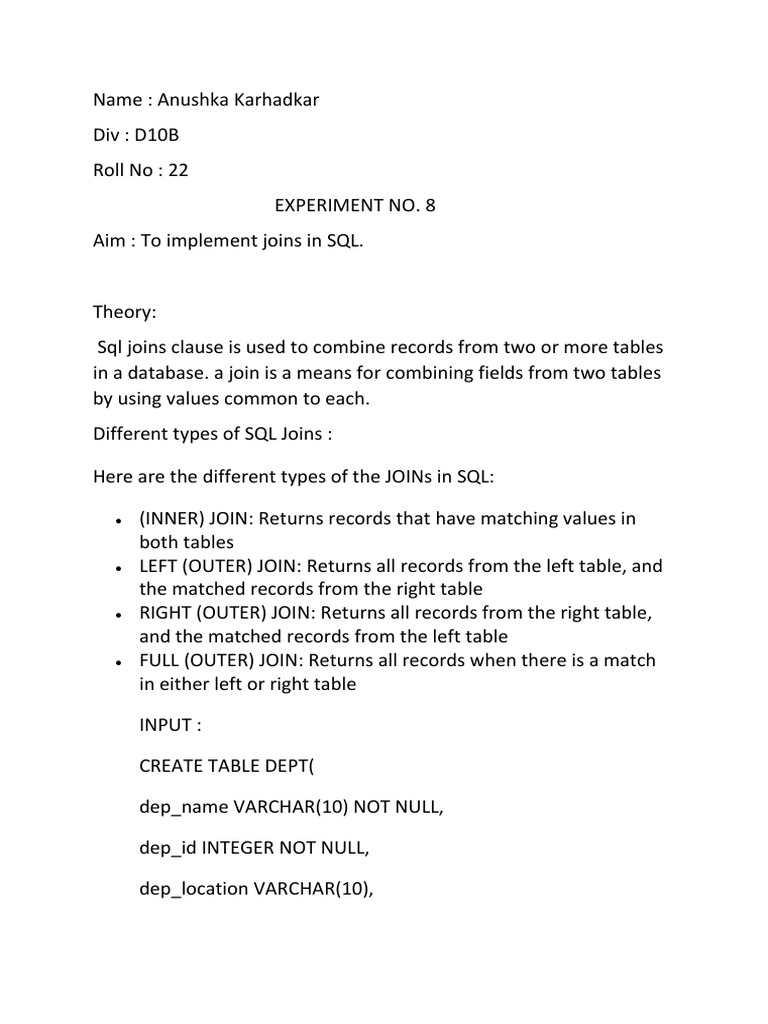 22 - Exp 8 | PDF | Data | Information Technology Management