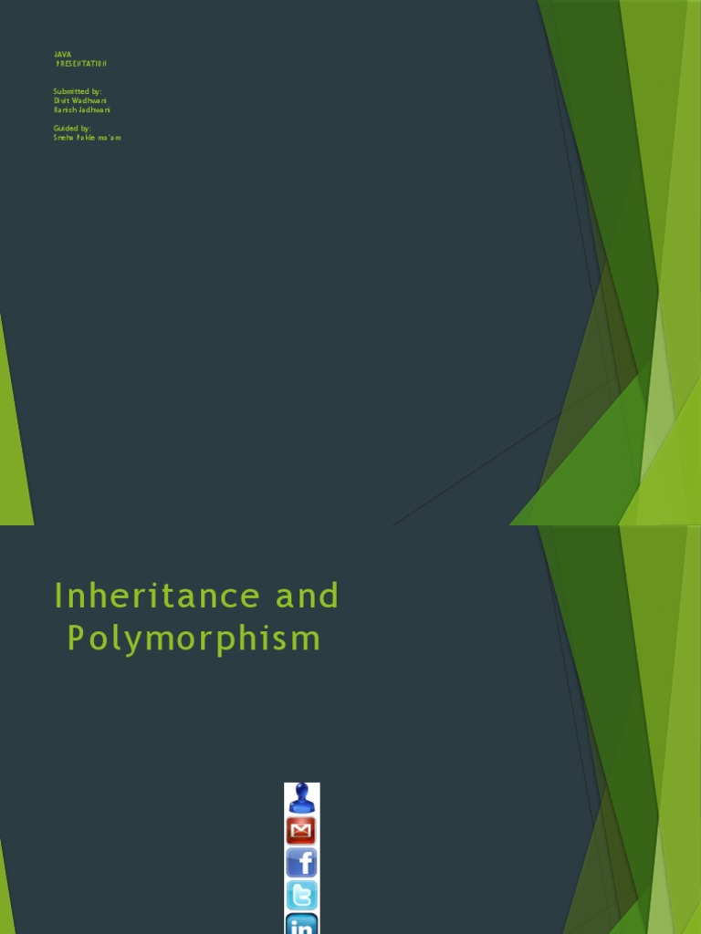 Java Presentation Pdf Inheritance Object Oriented Programming Class Computer Programming