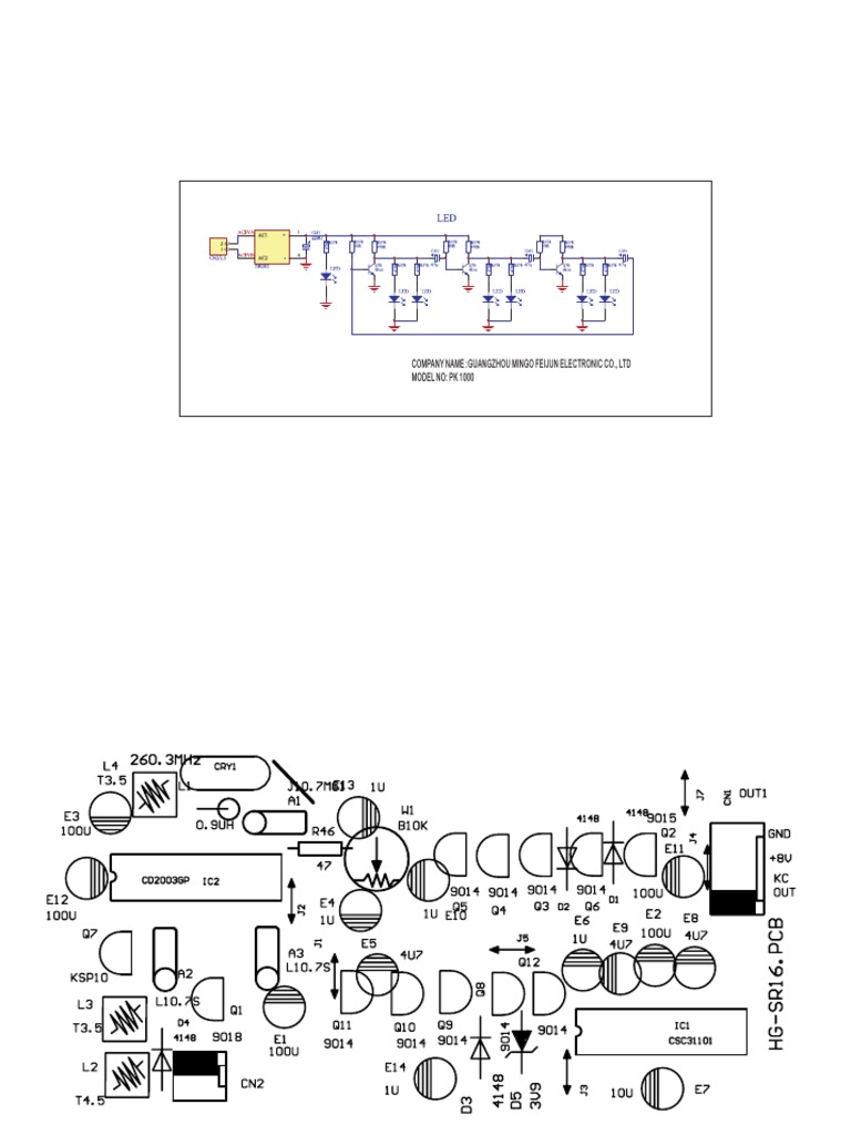 PK 1000 Electronic Schematic Diagram | PDF