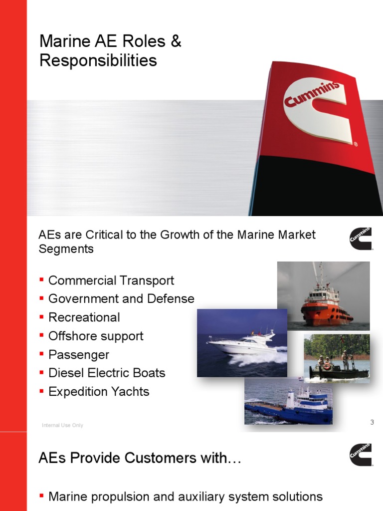 02 - MAE AE Responsibilities | PDF | Cummins