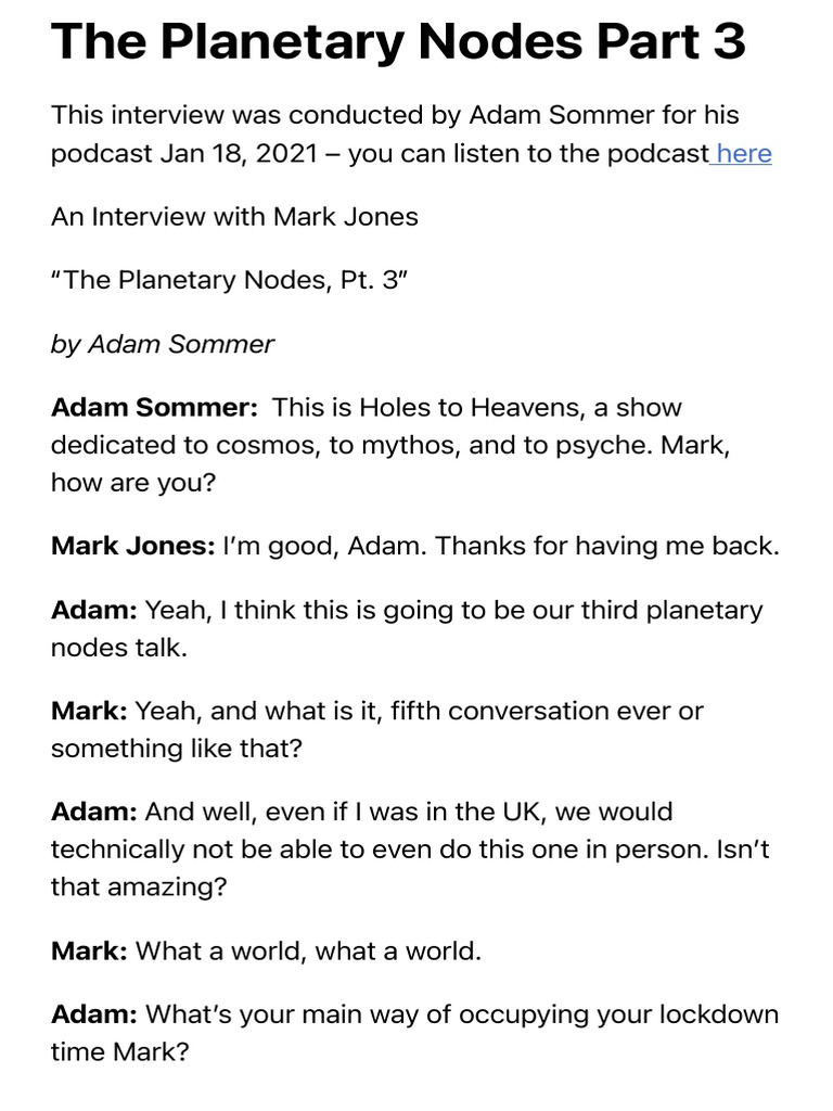 The Planetary Nodes Part 3 - Mark Jones Astrology | PDF | Horoscope | Pluto