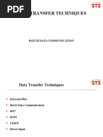 SAP ABAP BDC (Batch Data Communication) Tutorial | PDF | Database Transaction | Computer Program