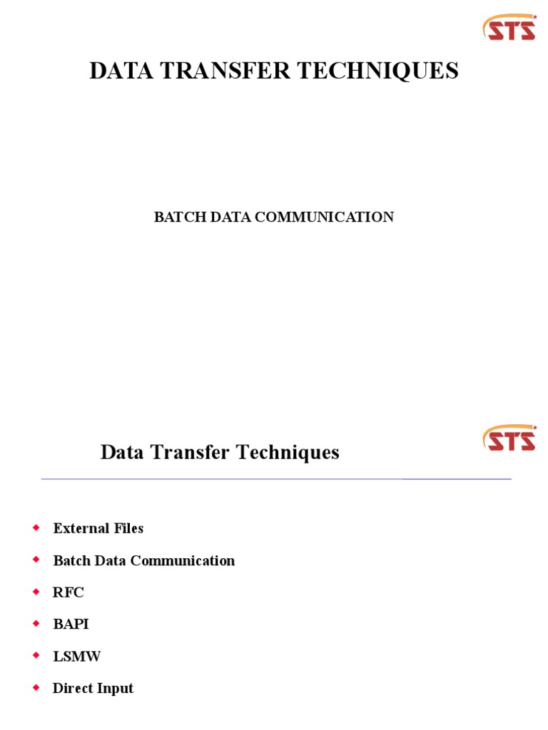 Data Transfer Techniques | Download Free PDF | Database Transaction | Databases