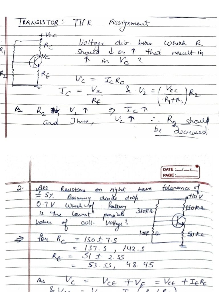 Transistor PYQ | PDF