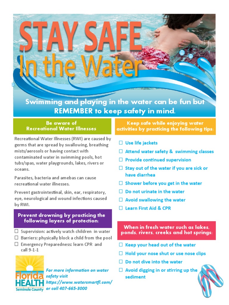 Water Safety Tips | PDF | Agua | Materiales transparentes