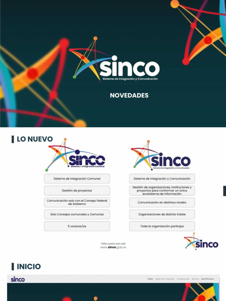 SINCO: Plataforma de Gestión Comunal | PDF | Negocios