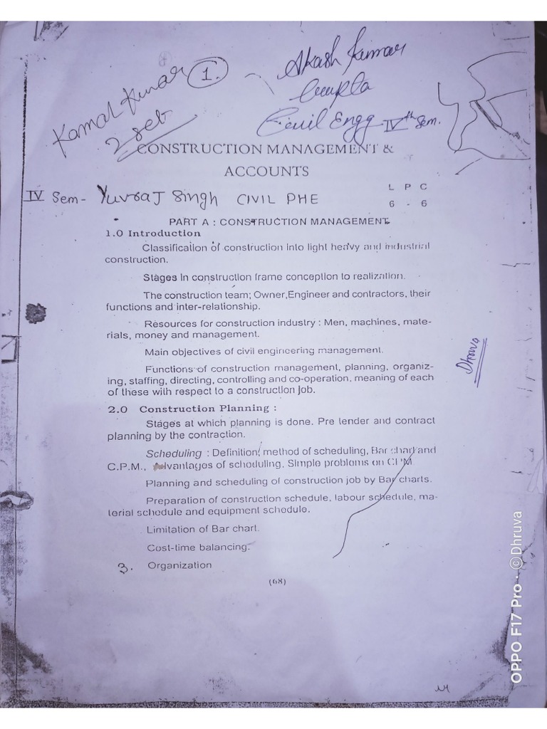 4th Sem. Civil Engineering Syllabus... | PDF