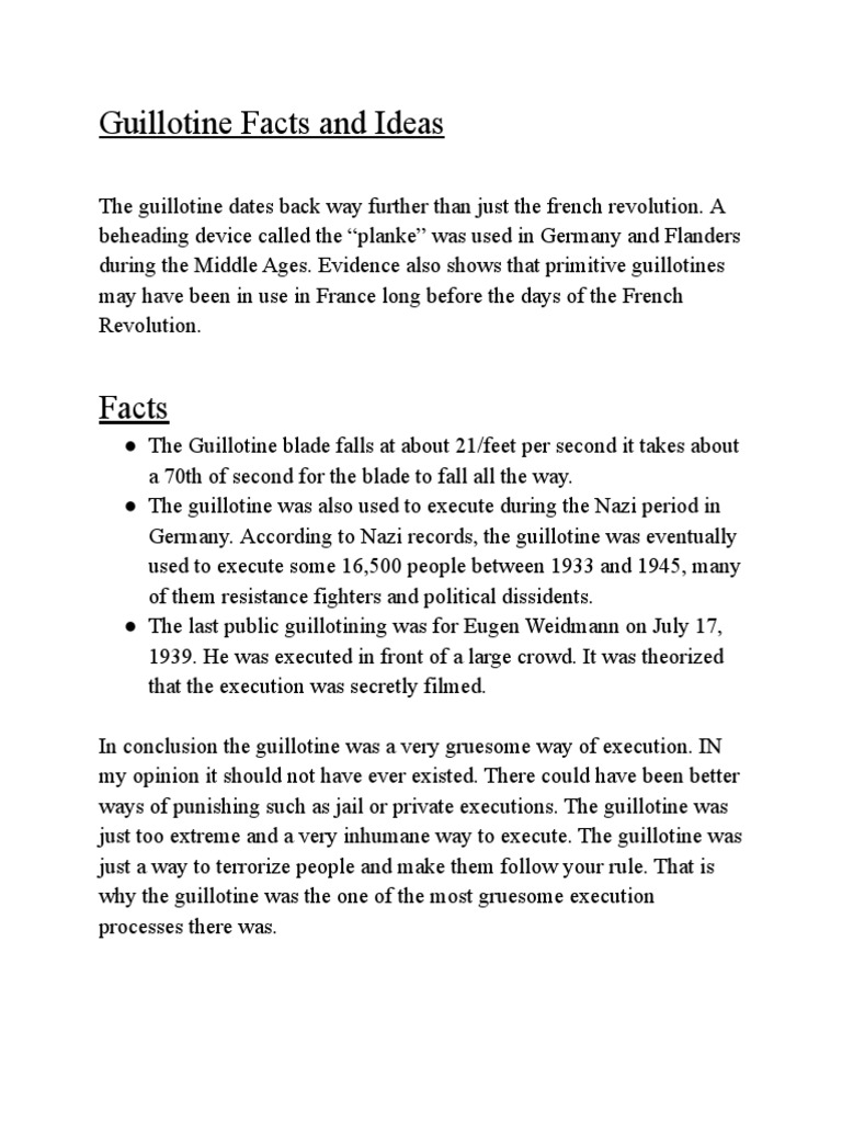 Guillotine | PDF | Politics | Mystery, Thriller & Crime Fiction