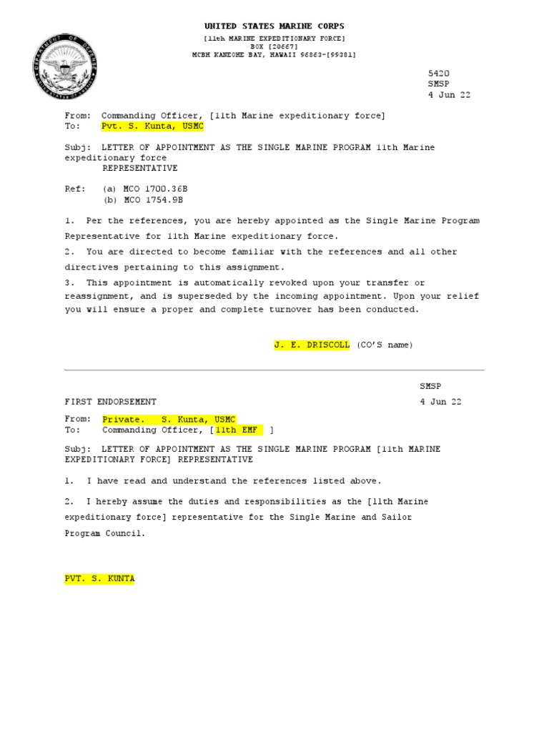 SMSP Appointment Letter | PDF | Law | Science & Mathematics