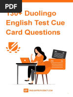 Duolingo English Test Template For Writing | PDF