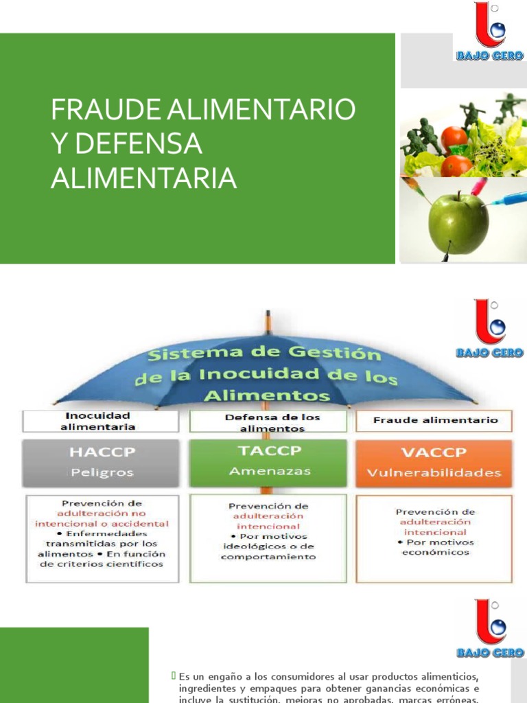 Fraude y Defensa Alimentaria | PDF | Alimentos | Comida y bebida