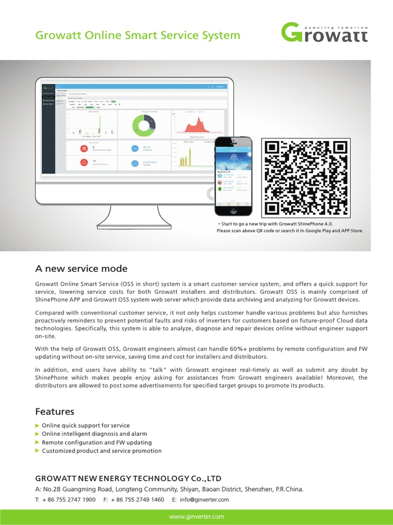 Online Smart Service System Data Sheet | PDF | Operating System ...
