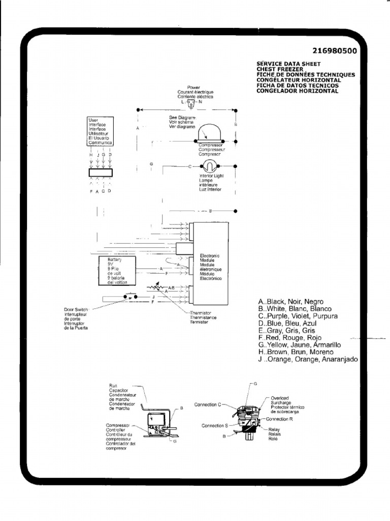 Kenmore Elite Chest Freezer Wiring Diagram | PDF