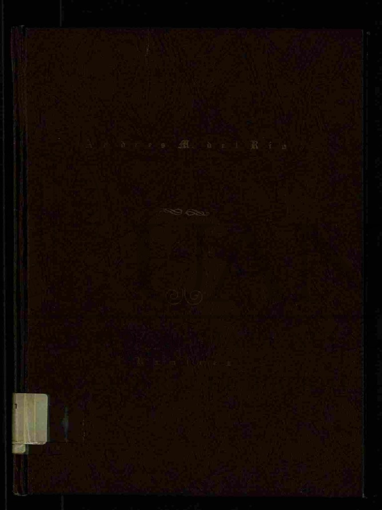 Biografía de Andres Manuel Del Río - Ramirez, Santiago | PDF