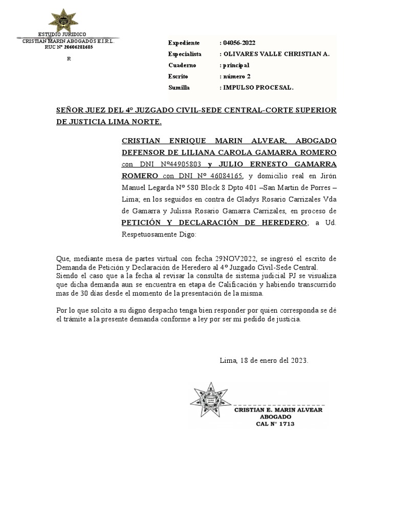 Impulso Procesal | PDF