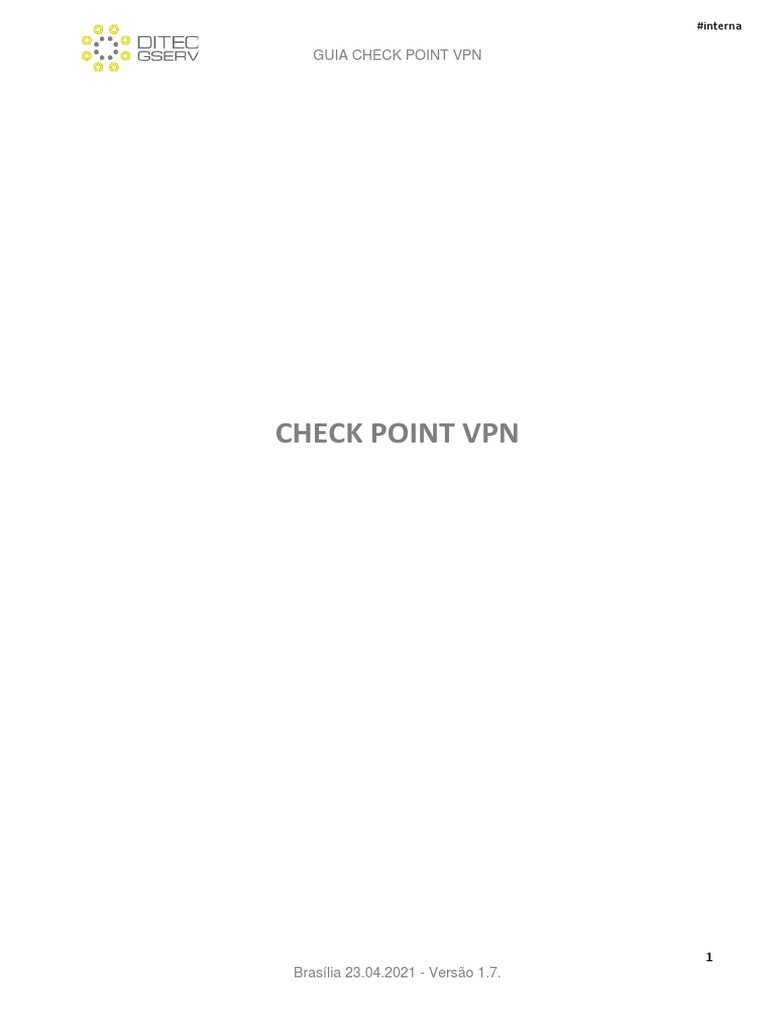 Guia CheckPoint VPN v1.7 | Download grátis PDF | Microsoft Windows ...