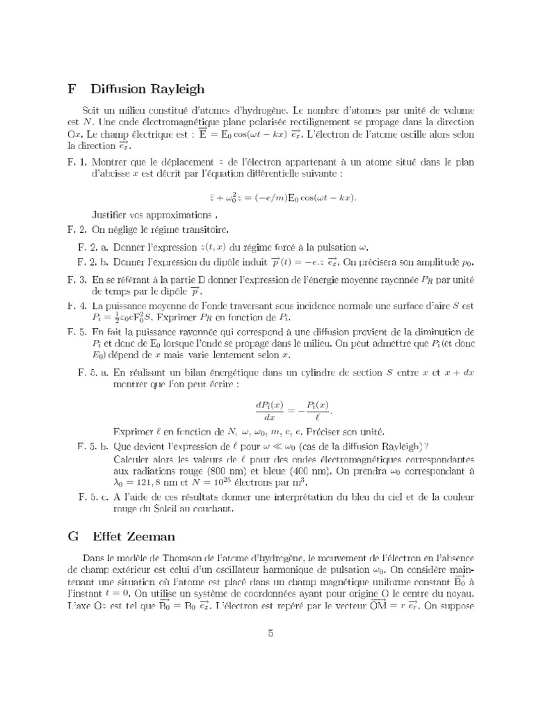16 - Diffusion Rayleigh | PDF
