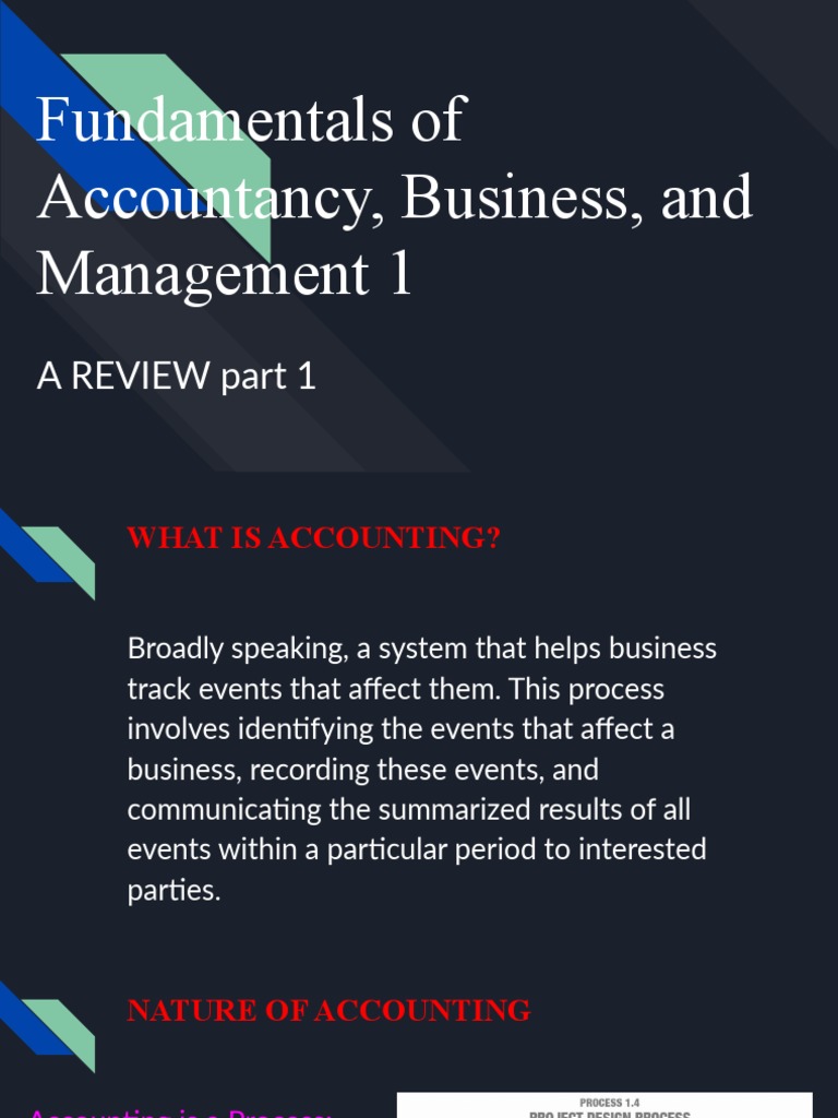 Fabm 1 Review.1 | PDF | Accounting | Partnership