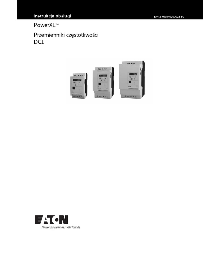Falownik Dc1 Eaton Instrukcja | PDF