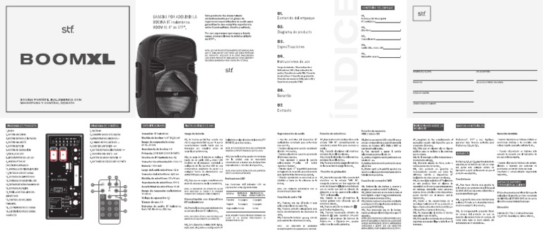 Manual Boom XL | PDF