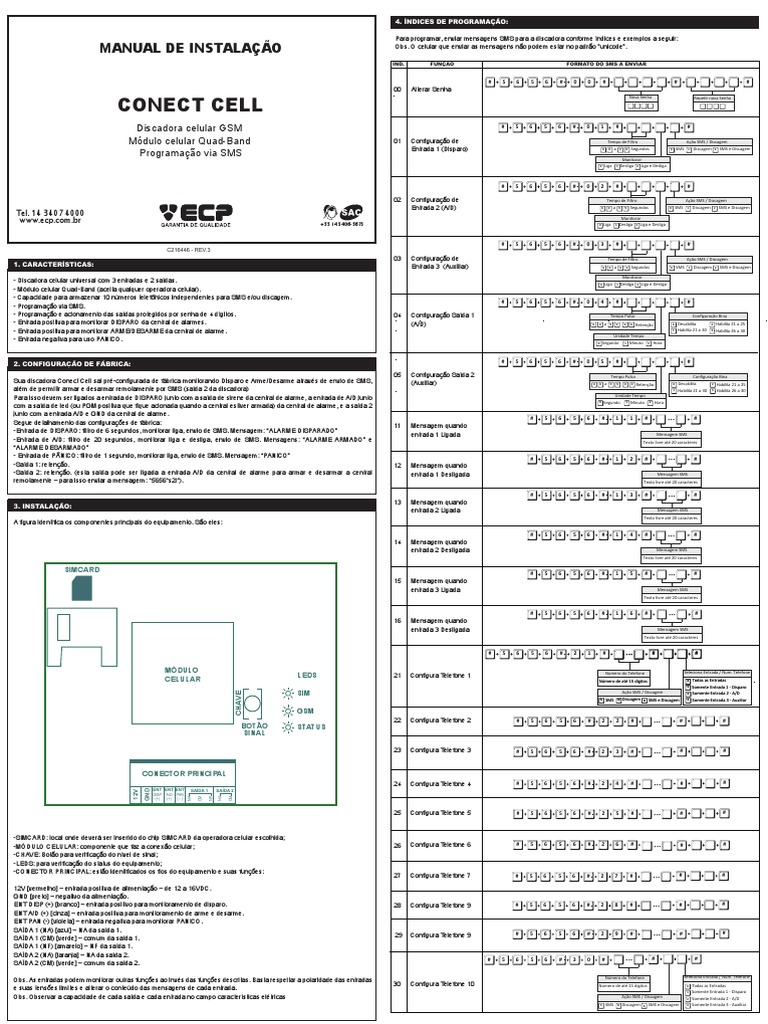 Manual Conect Cell R3 C216446 - 03 - MANUAL - CONECT - CELL | PDF ...