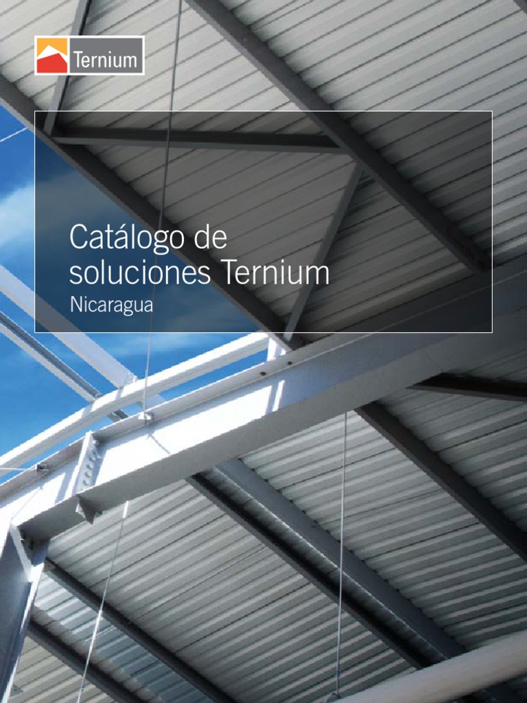 Catalogo Soluciones Ternium | PDF | Guatemala | Acero