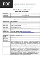 NSU BBA Course List | PDF | Economics | Business