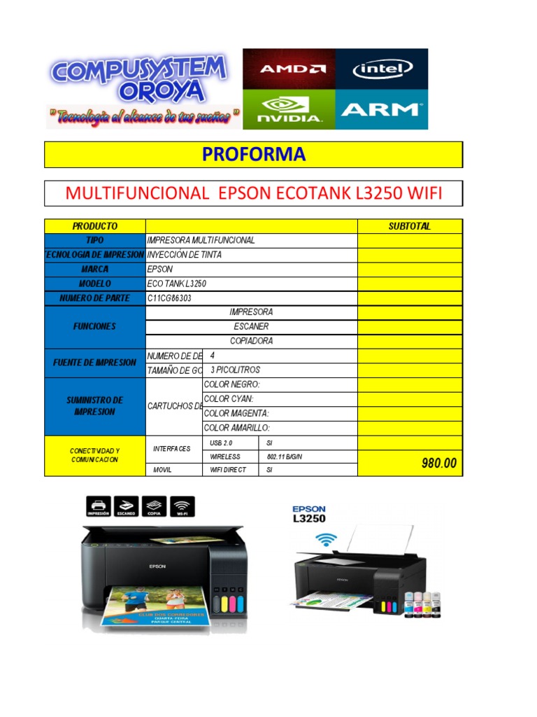 Epson 3250 | PDF