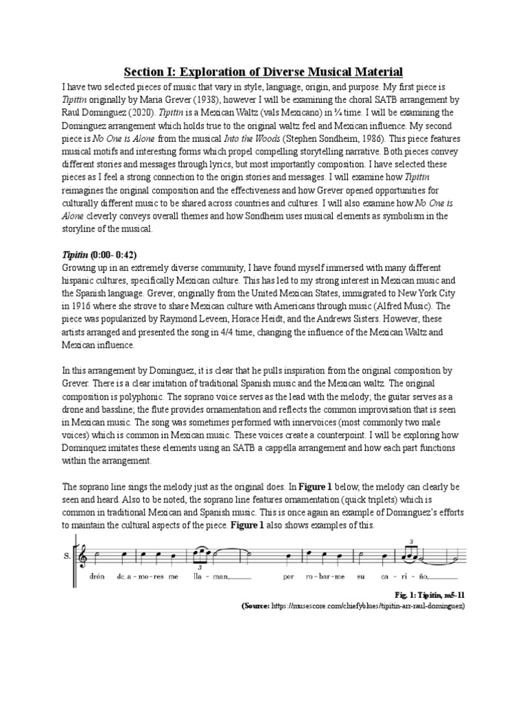 IB Music Theory IA - Exploring Music in Context | PDF | Songs | Singing IB Music Theory IA - Exploring Music in Context | PDF | Songs | Singing